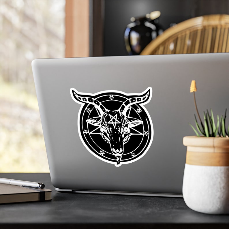 Baphomet Vinyl Decal - Etsy