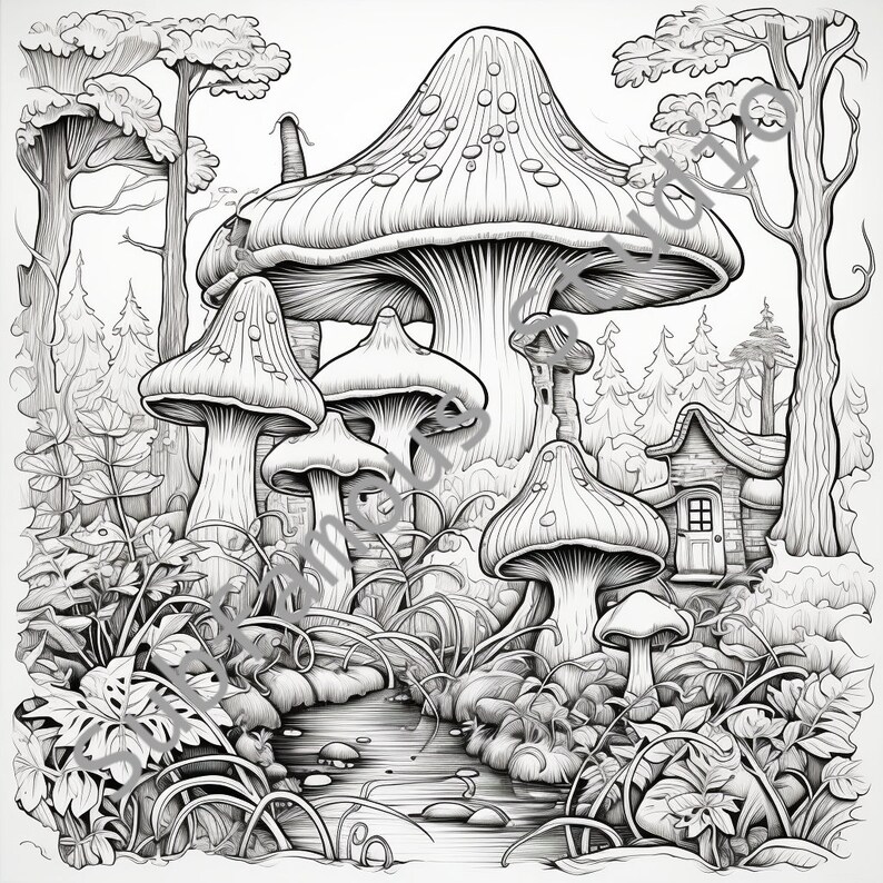 Fantasy Roleplay 9 Coloring Pages - Set of 5 (digital Download) - Etsy