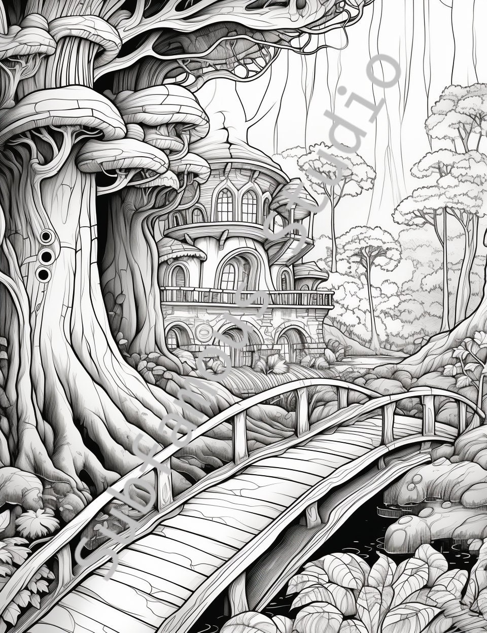 Fantasy Roleplay 6 Coloring Pages - Set of 5 (digital Download) - Etsy