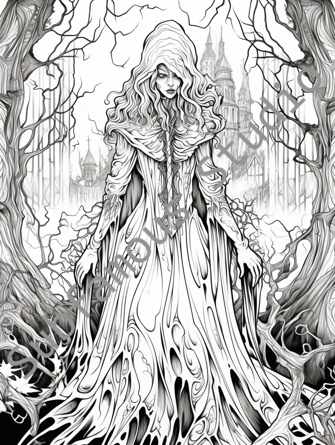 Nightmare 6 Coloring Pages - Set of 5 (digital Download) - Etsy