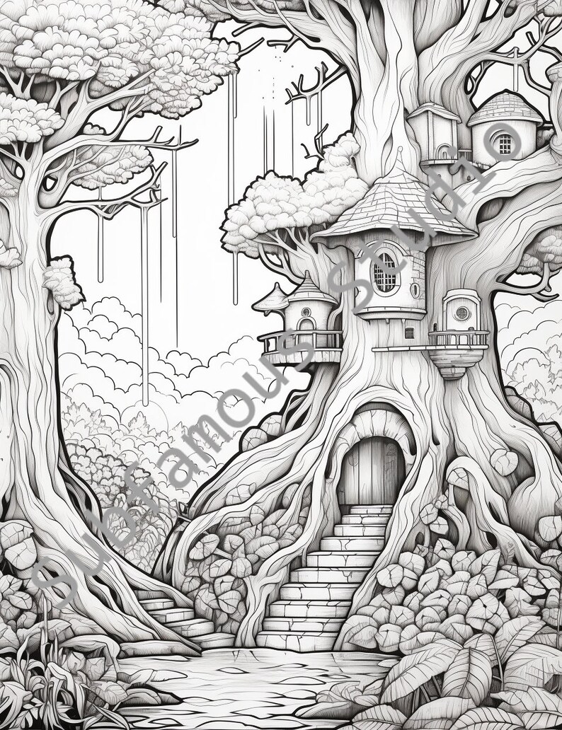 Fantasy Roleplay 10 Coloring Pages - Set of 5 (digital Download) - Etsy