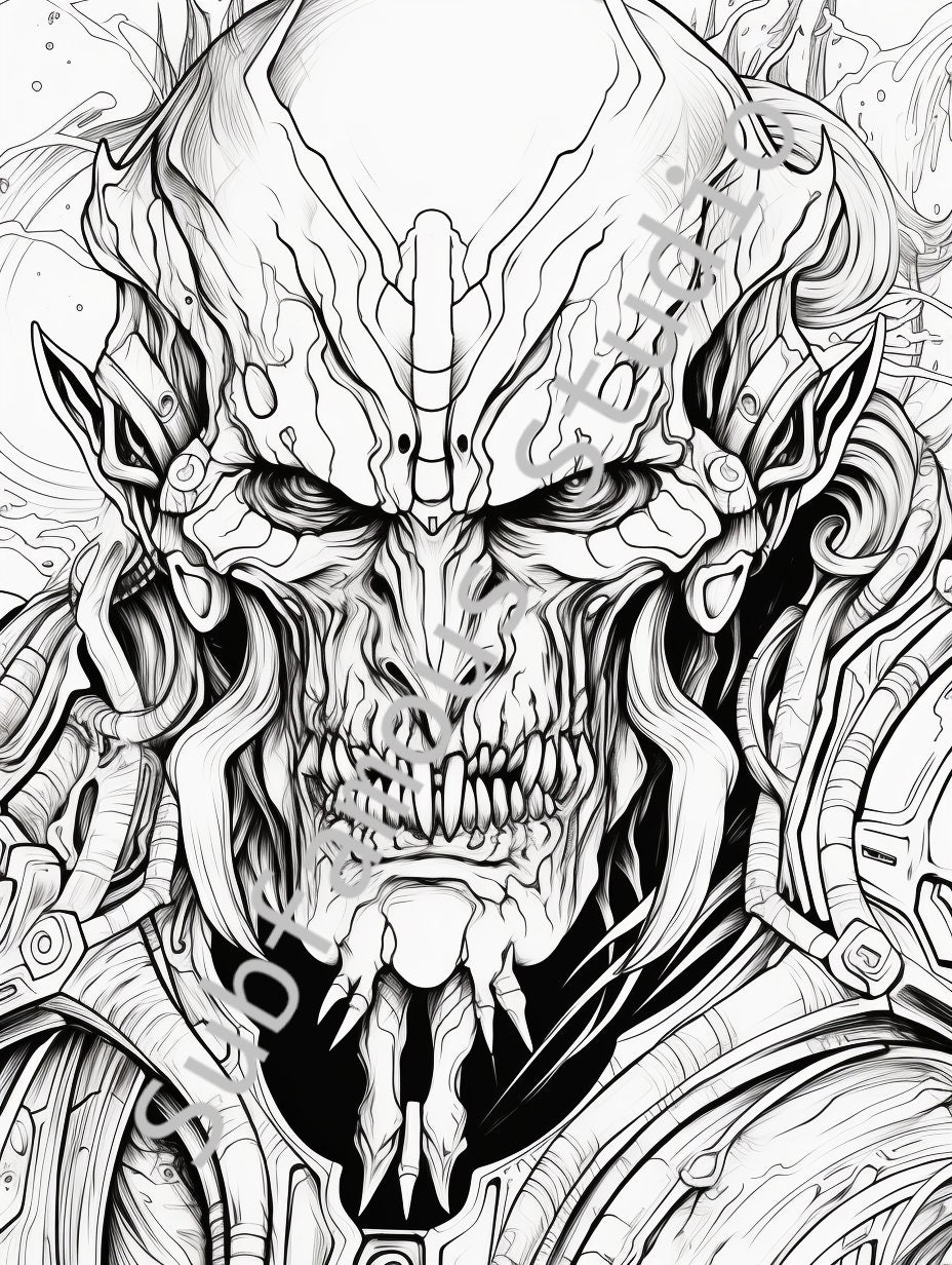 Fantasy Roleplay 6 Coloring Pages Set of 5 digital Download - Etsy