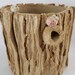 Handmade Ceramic Tree Bark Effect/tree Trunk Decorated With Ladybirds ...