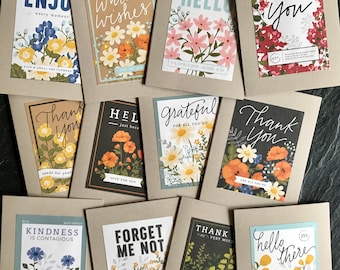 Card Variety Pack - Etsy