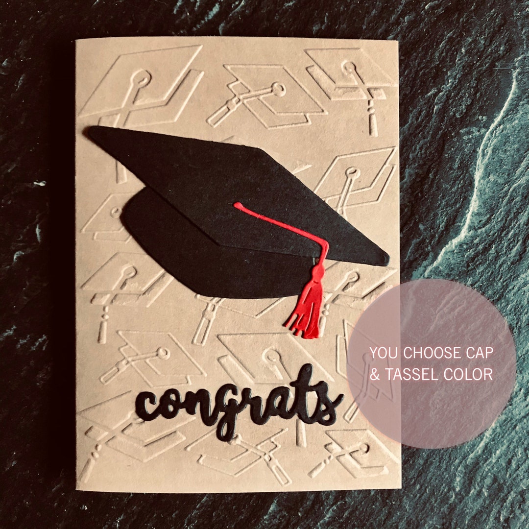 2026 Graduation Card, Embossed Cards, Handmade Greeting, Custom Card ...