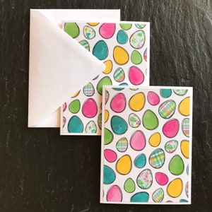 Handmade Easter Card Pack for Kids or Adults, Set of 8 Blank Assorted ...