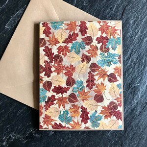 Set of 5 Fall Handmade Cards for All Occasions, Autumn Note Card Pack ...