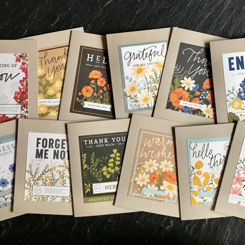 Assorted Card Pack All Occasion Vintage Style Cards - Etsy