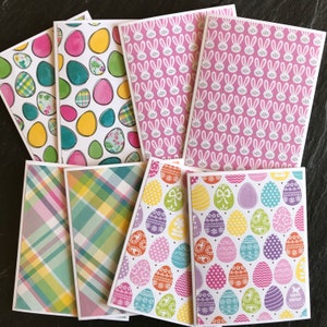 Handmade Easter Card Pack for Kids or Adults, Set of 8 Blank Assorted ...