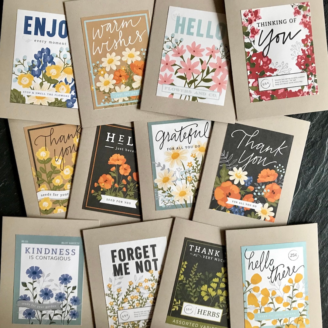 Assorted Card Pack, All Occasion, Vintage Style Cards, Thinking of You ...