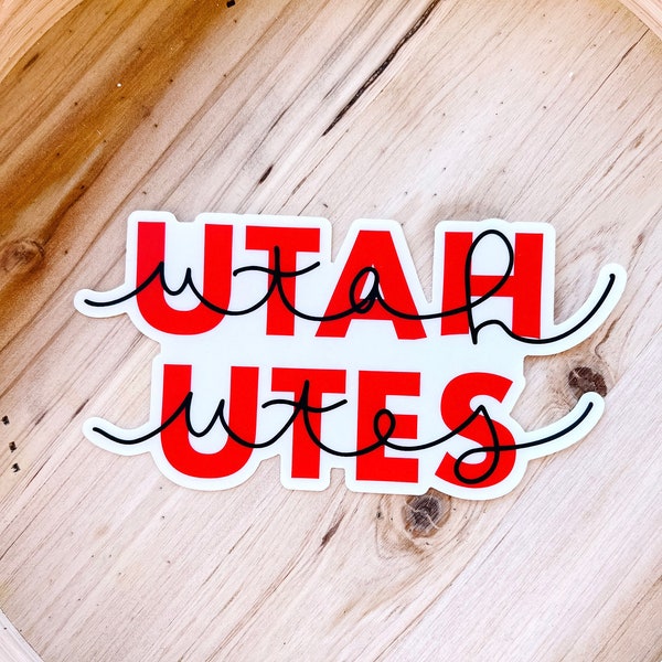 Utah Utes Sticker - Etsy