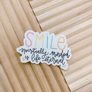 SMILE, Sticker, Religious, Laptop Sticker, Water Bottle Sticker, LDS ...