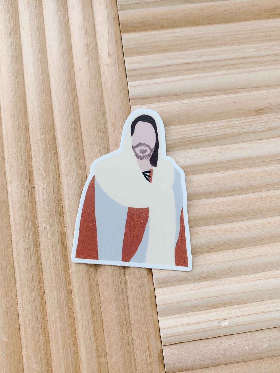 Jesus Christ Sticker, Religious Sticker, Laptop Sticker, Water Bottle ...
