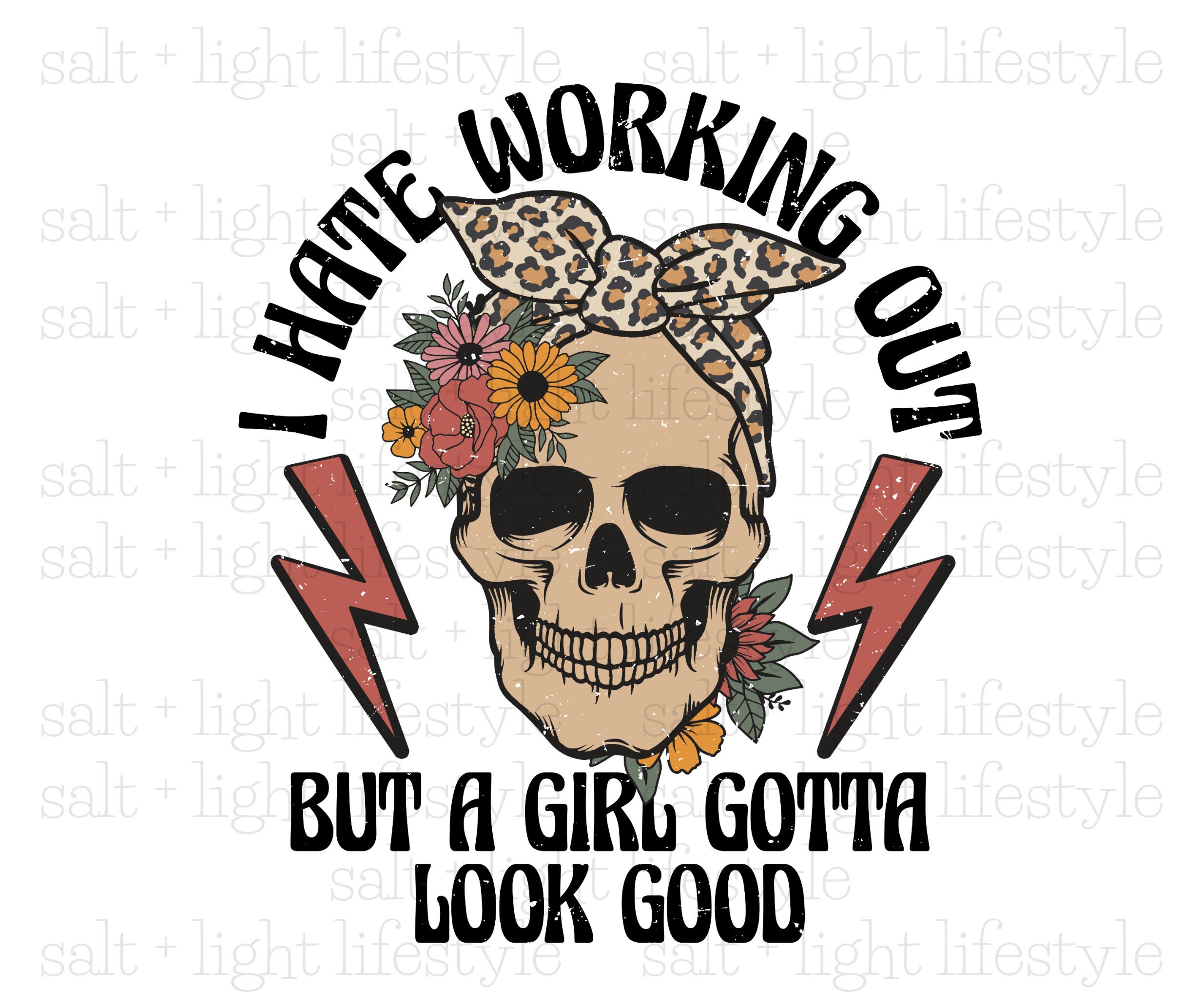 Hate Working Out Png, Workout Png, Digital Download - Etsy