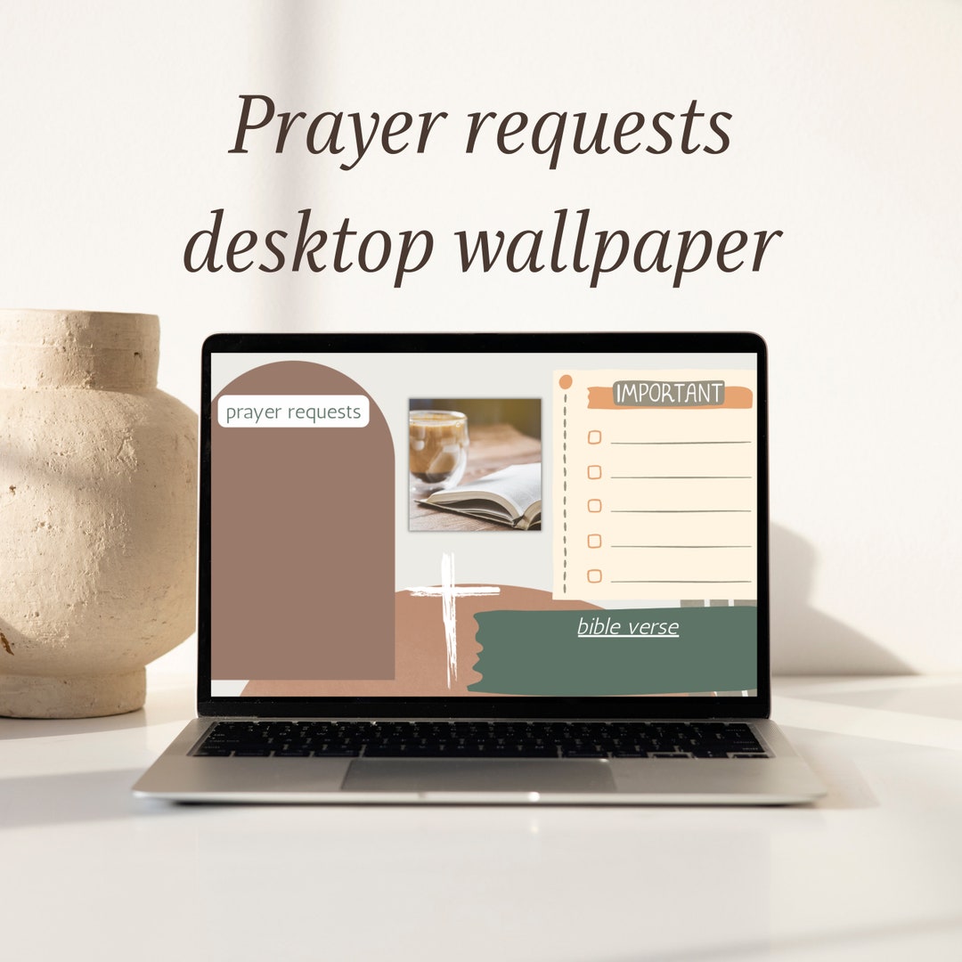 Prayer Requests Desktop Wallpaper, Digital Downloads - Etsy
