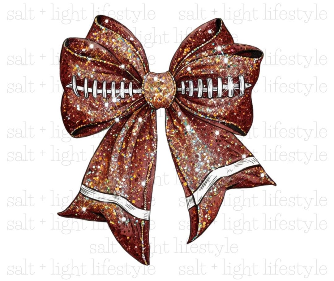 Football, Bow, Fall, Football Png, Svg, Digital Download - Etsy