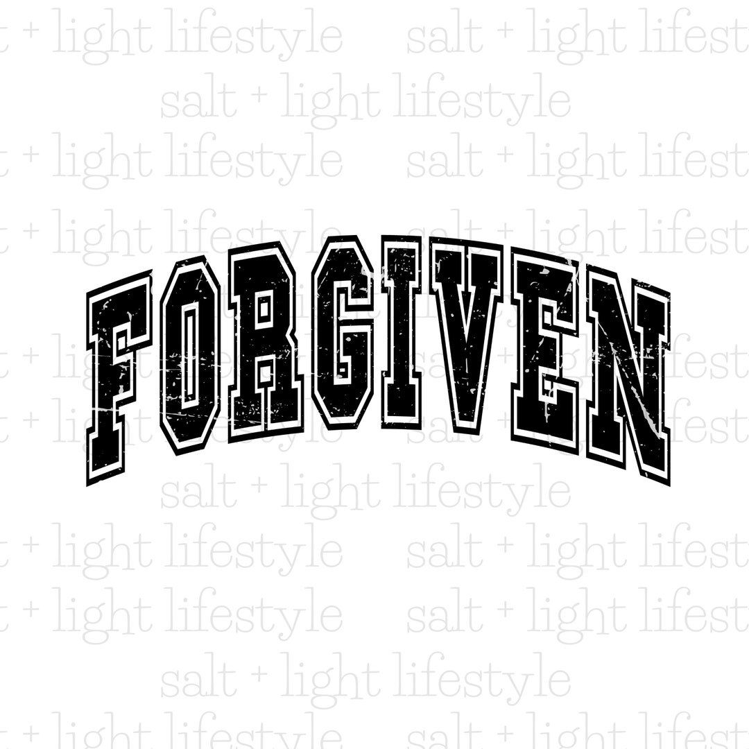 Forgiven Png, Digital Download - Etsy