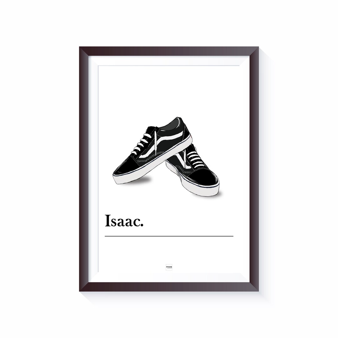 Vans Personalized Basketball Poster - Etsy