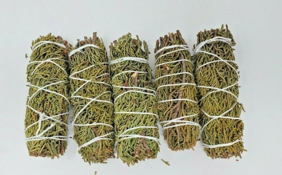 5 Juniper Sage Smudge Sticks / Wands House Cleansing | Etsy