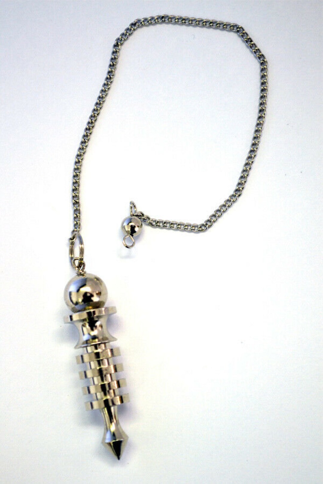 Silver Finish Pendulum 2l With Chain 7l - Etsy