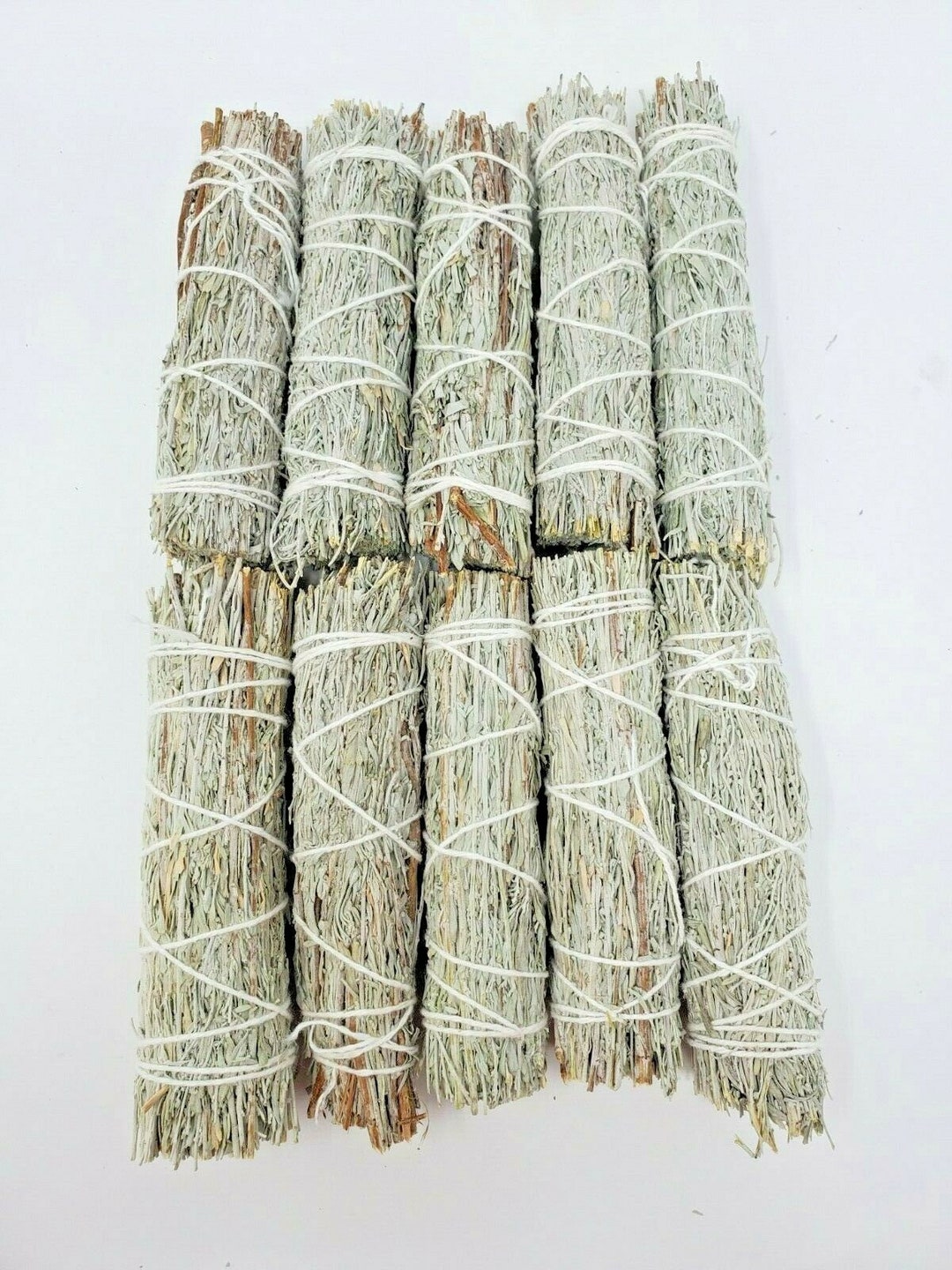 10 White Copal Sage Smudge Stick 4" (mountain Sage & White Copal Resin ...
