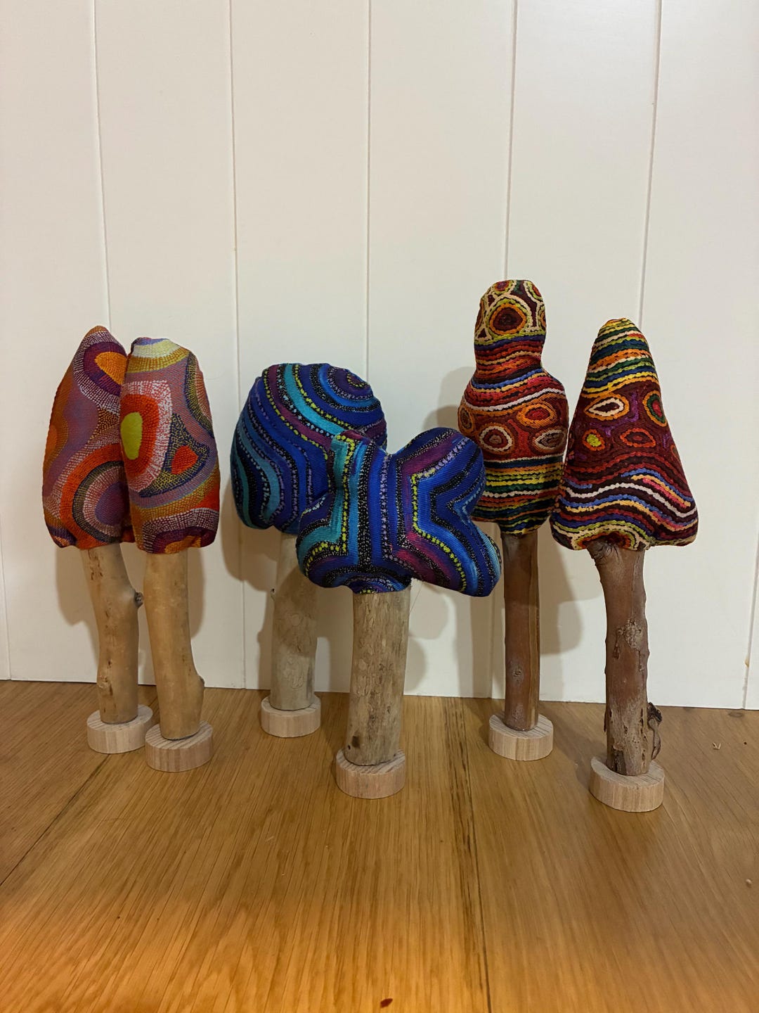 INDIGENOUS ABORIGINAL Handcrafted Wooden & Fabric Trees - Small World ...