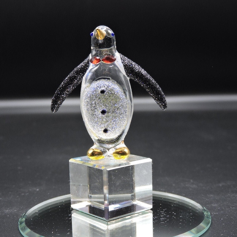 Glass Penguin - Etsy