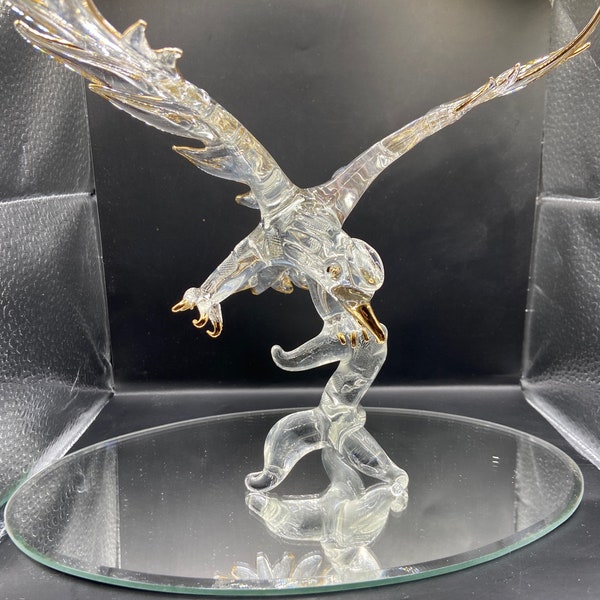 Glass Eagle Figurines - Etsy