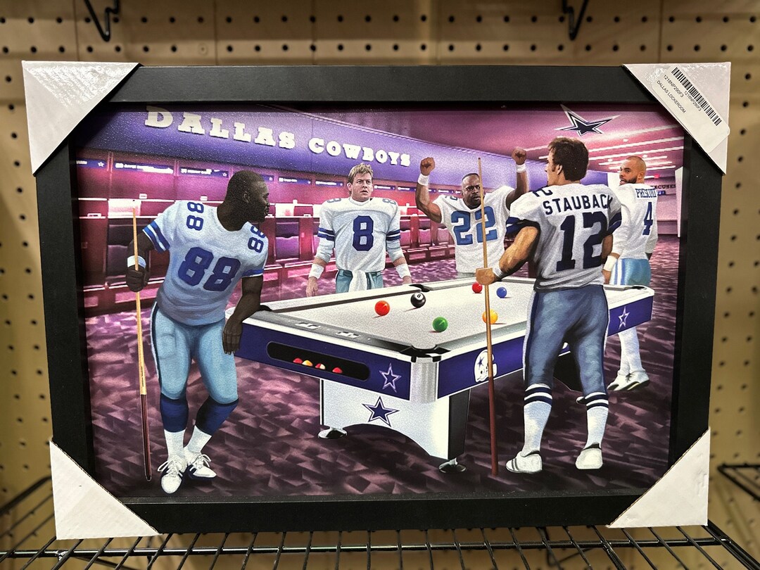 Dallas Cowboys Football Locker Room - Framed Print - Etsy
