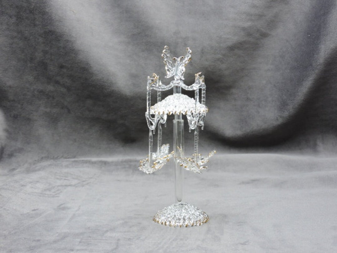 Handmade Blown Glass Butterfly Carousel With 22K Gold Trim - Etsy