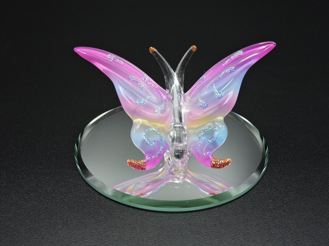 Hand Made Small Blown Glass Butterfly - Etsy