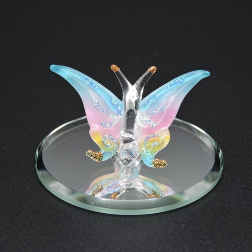 Hand Made Large Blown Glass Butterfly - Etsy