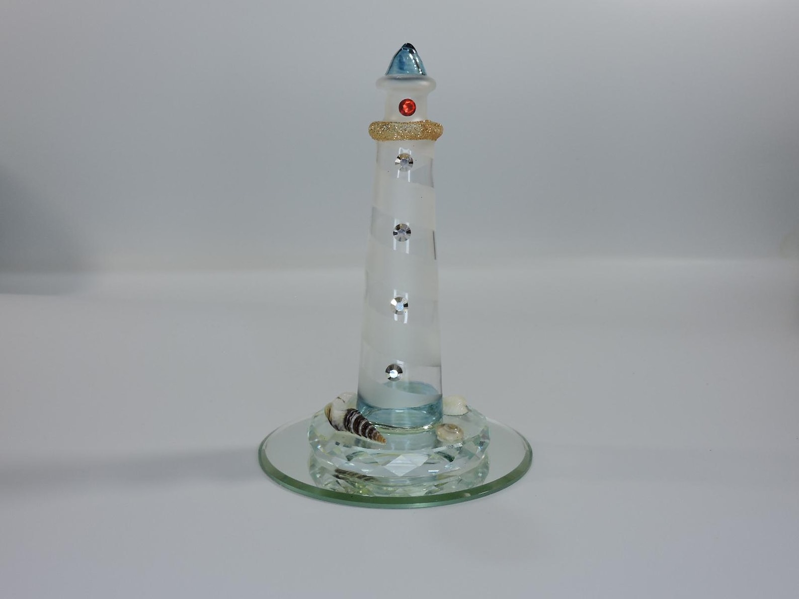 Handmade Blown Glass Lighthouse - Beacon of Light - Etsy