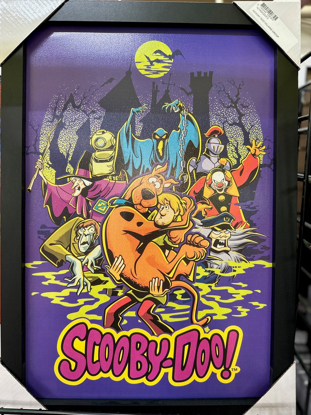 Scooby Doo Collage Cartoon Framed Print - Etsy