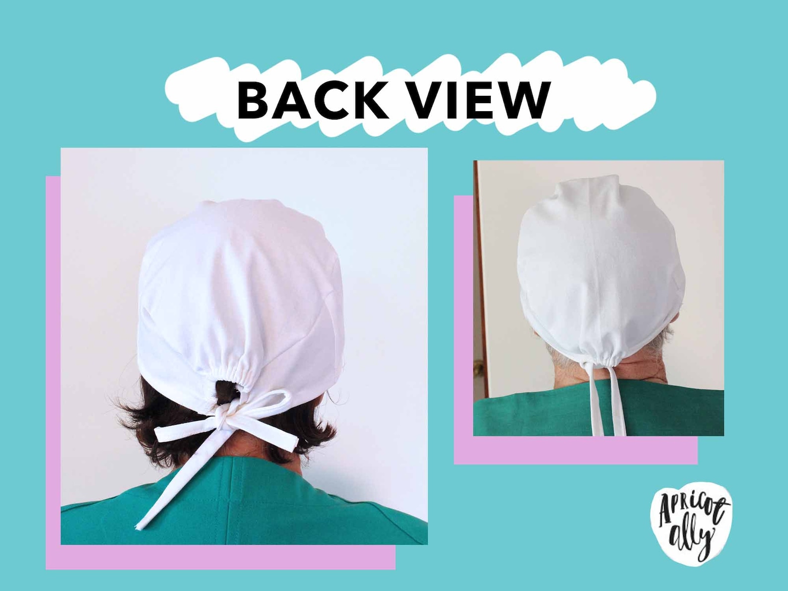 Woman's Unisex Scrub Hat Pattern Easy Sewing Pattern | Etsy