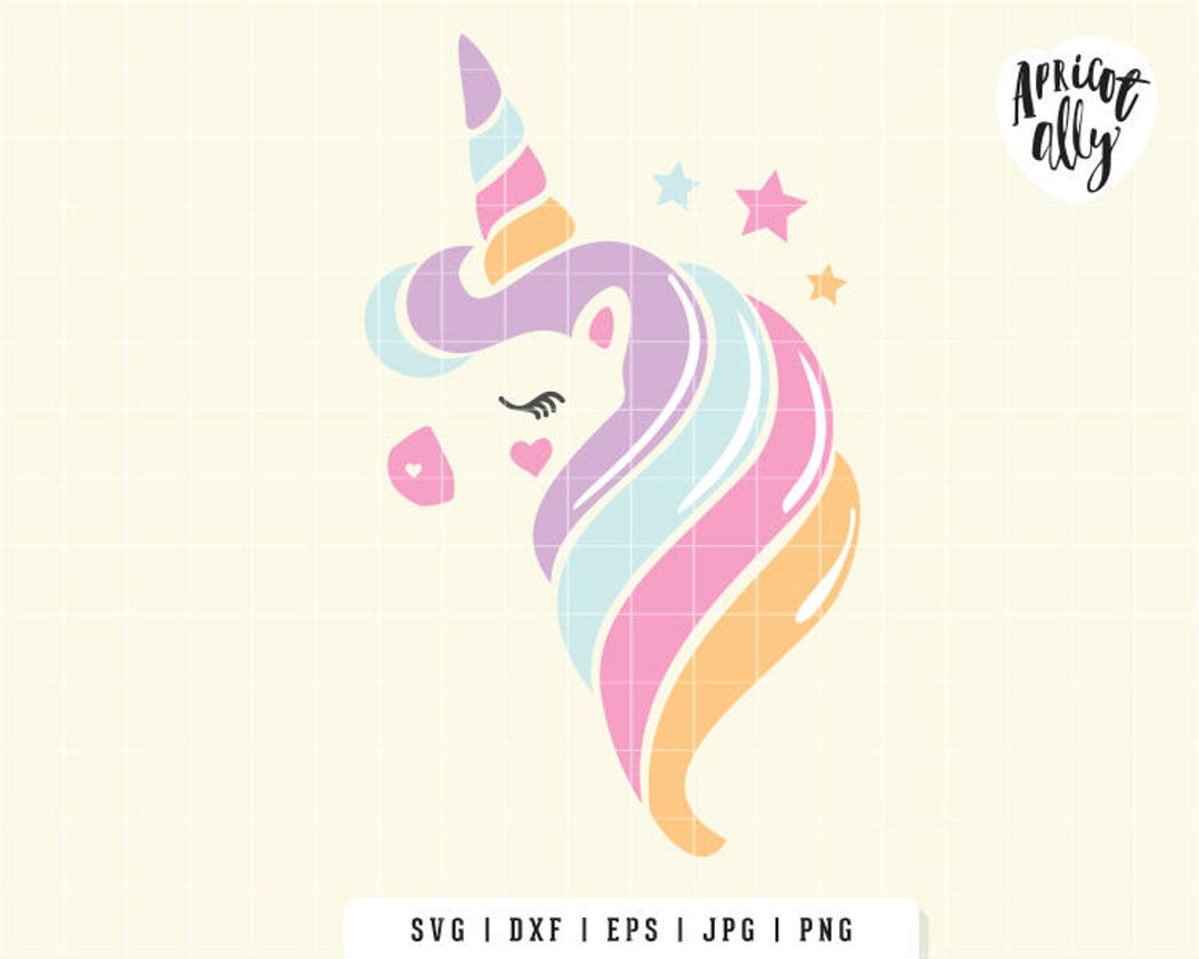 SVG Unicorn, Unicorn SVG, Unicorn Cutting File, PNG, Eps, Jpeg, Dxf ...