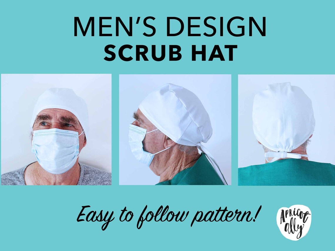 Woman's Unisex Scrub Hat Pattern Easy Sewing Pattern | Etsy