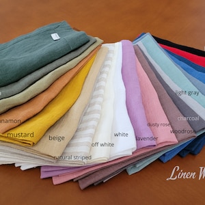 Linen Fabric Samples. Linen Fabric Swatches. Samples of Wide Linen ...