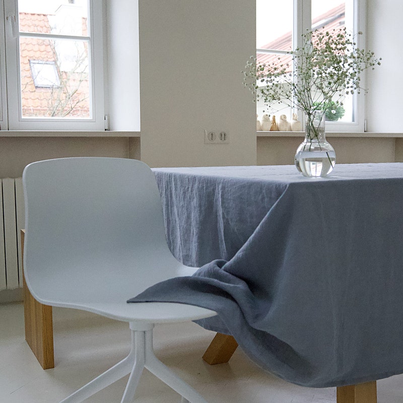 Blue Tablecloth - Etsy