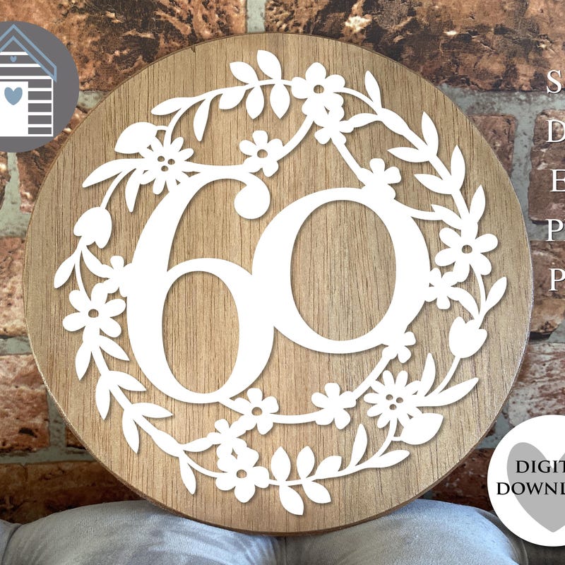 60. geburtstag schild - Etsy.de