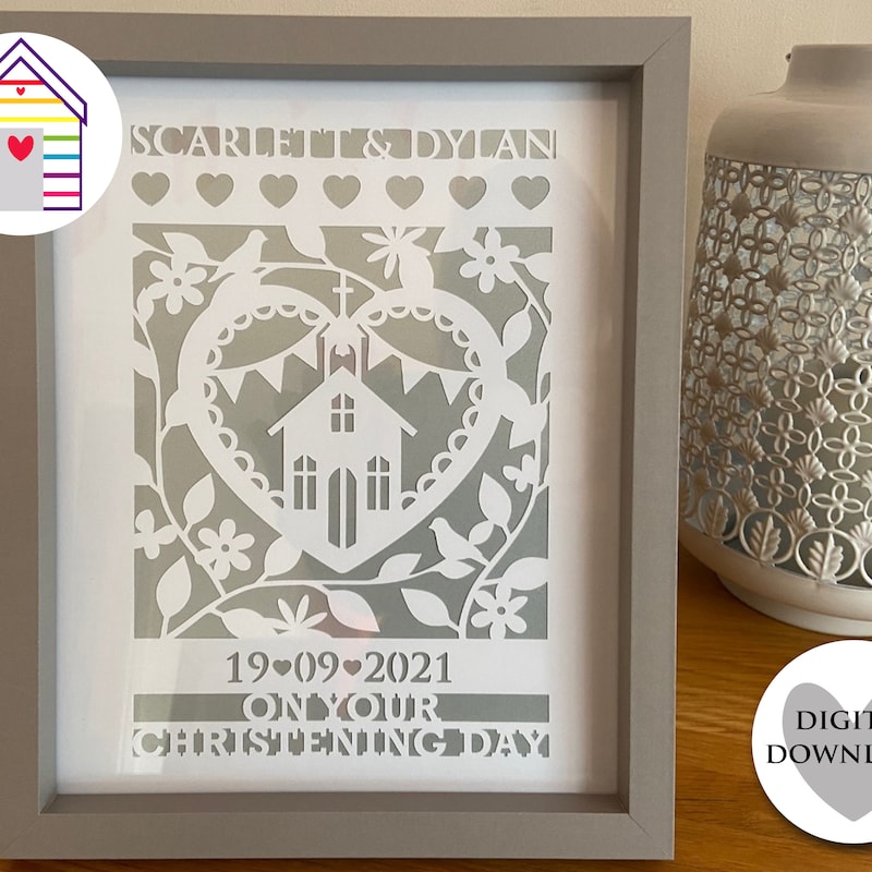 Baptism Shadow Box - Etsy