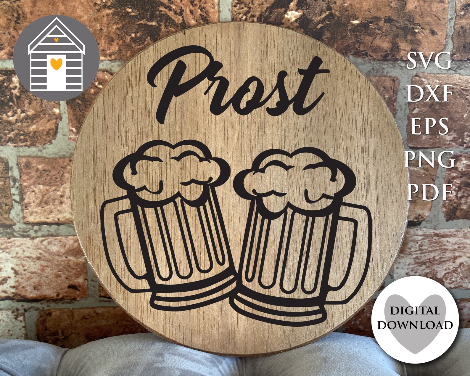 SVG Prost Octoberfest Digital Cut File EPS png-dxf File - Etsy UK