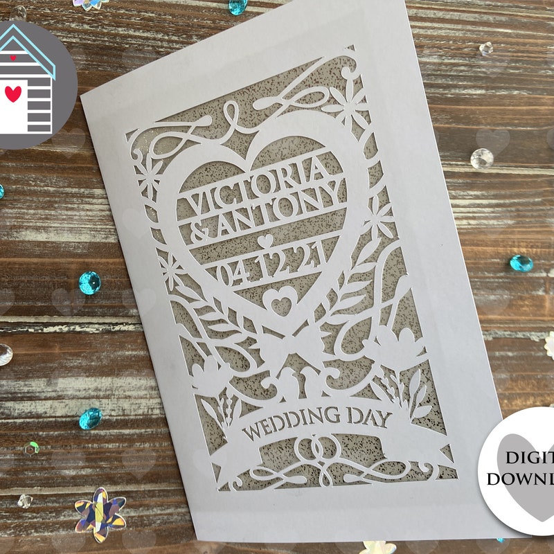 Papercut Cards Weddings - Etsy