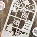 SVG Christmas Window Scene Cut File -EPS -PNG -dxf - Pdf File - Digital ...