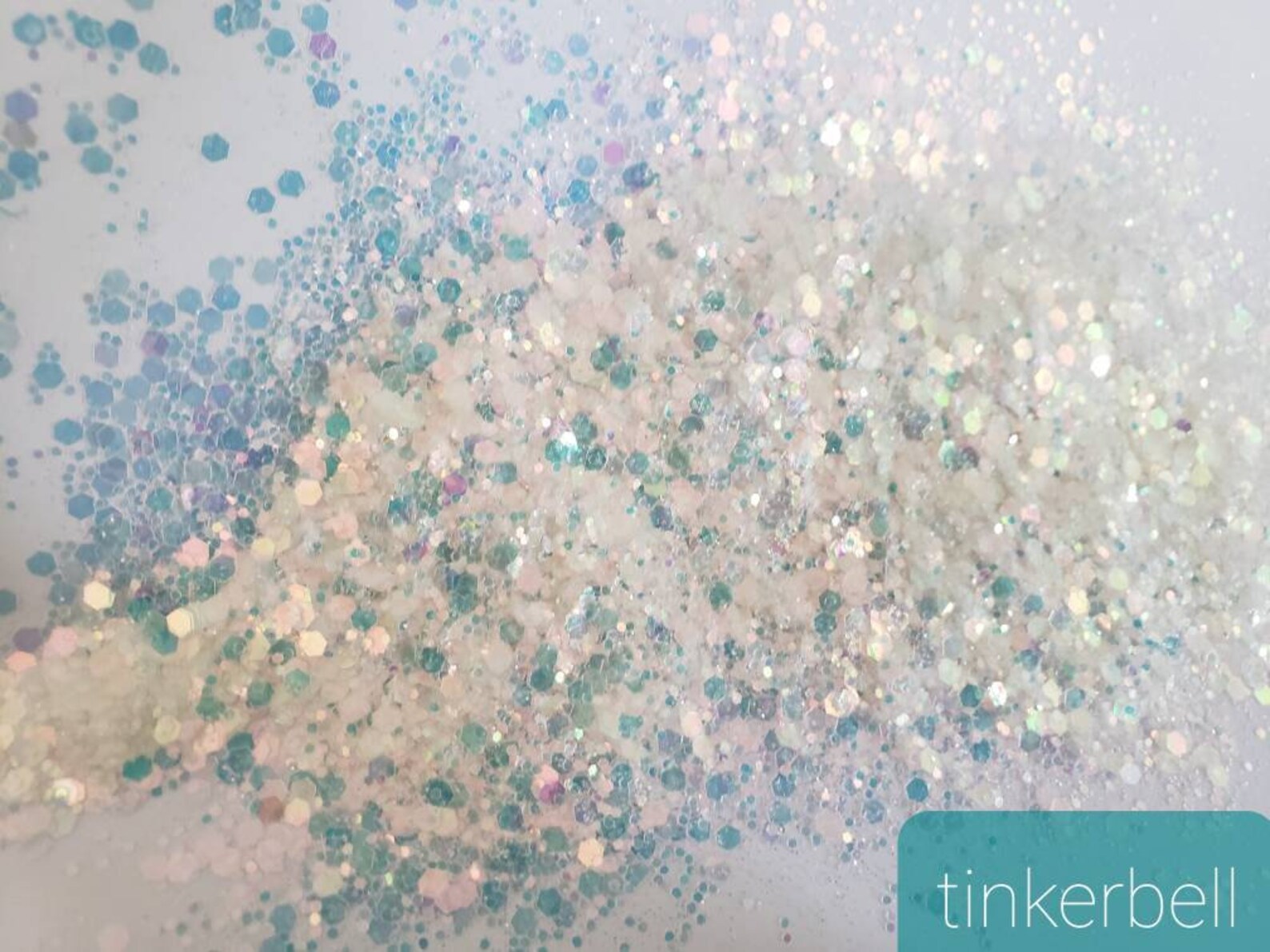 Tinkerbell Holographic CHUNKY Glitter. Epoxy Glitter, Tumbler Glitter ...