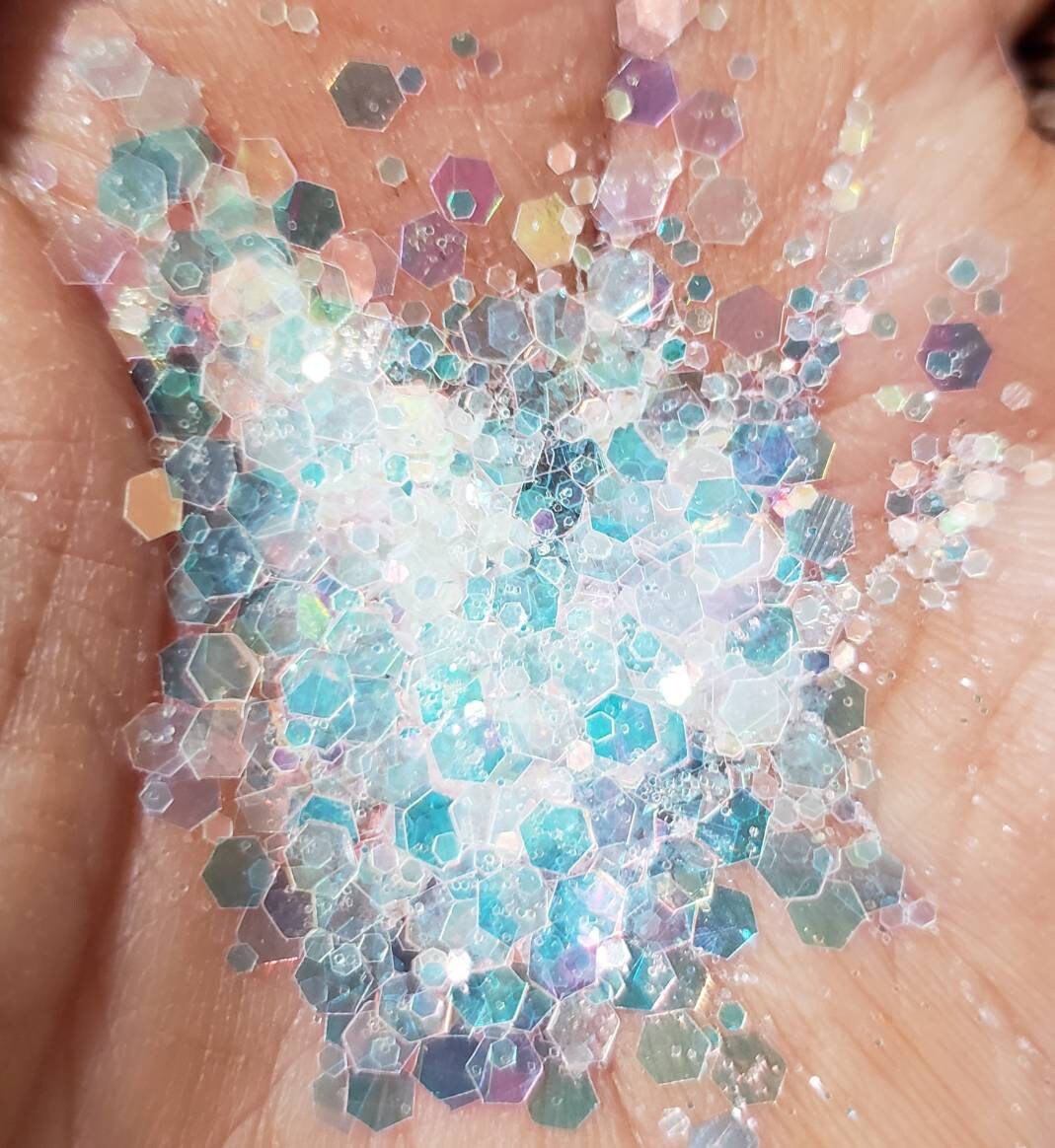 Tinkerbell Holographic CHUNKY Glitter. Epoxy Glitter, Tumbler Glitter ...