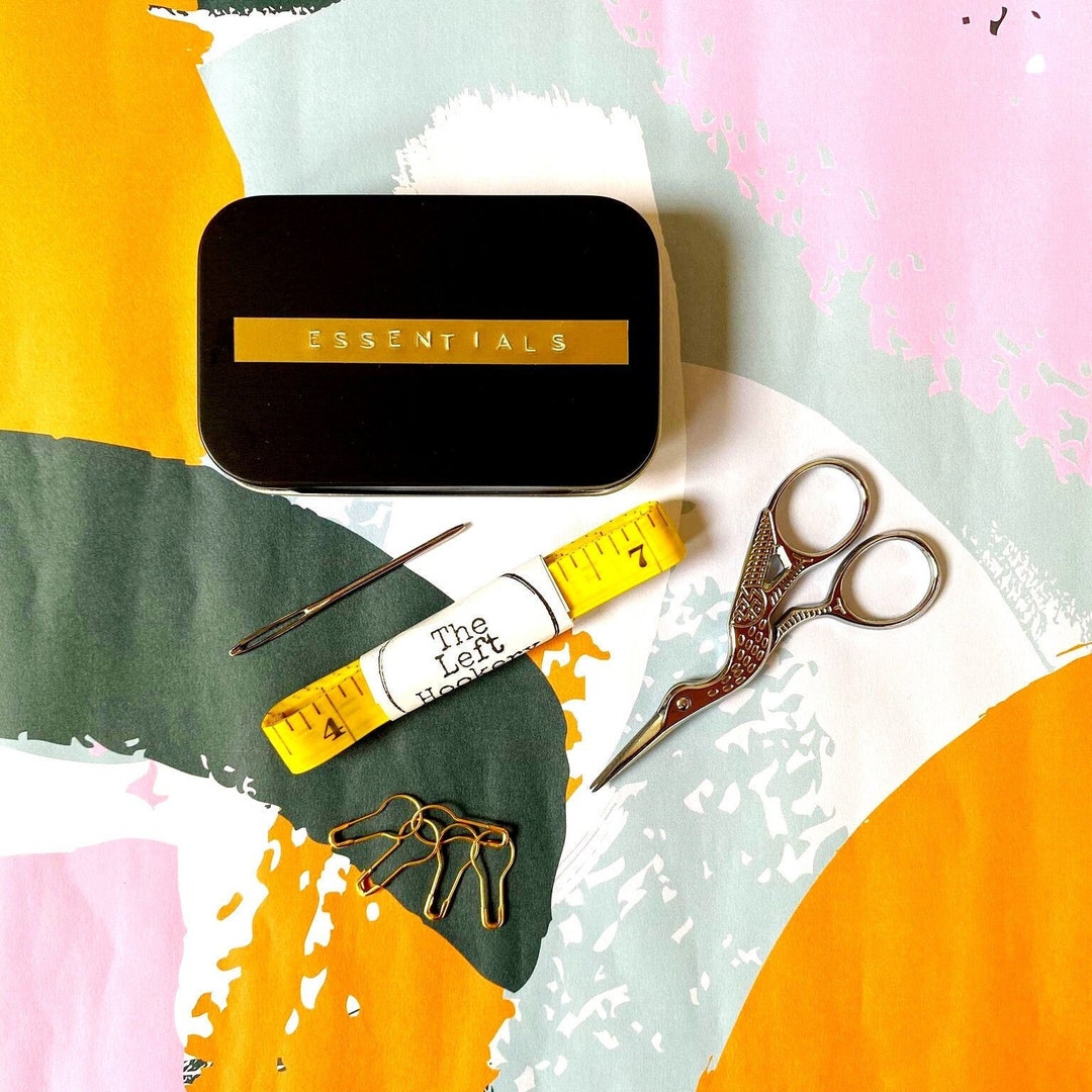 Craft Essentials Tin | Notions Tin | Crochet Tools - Etsy