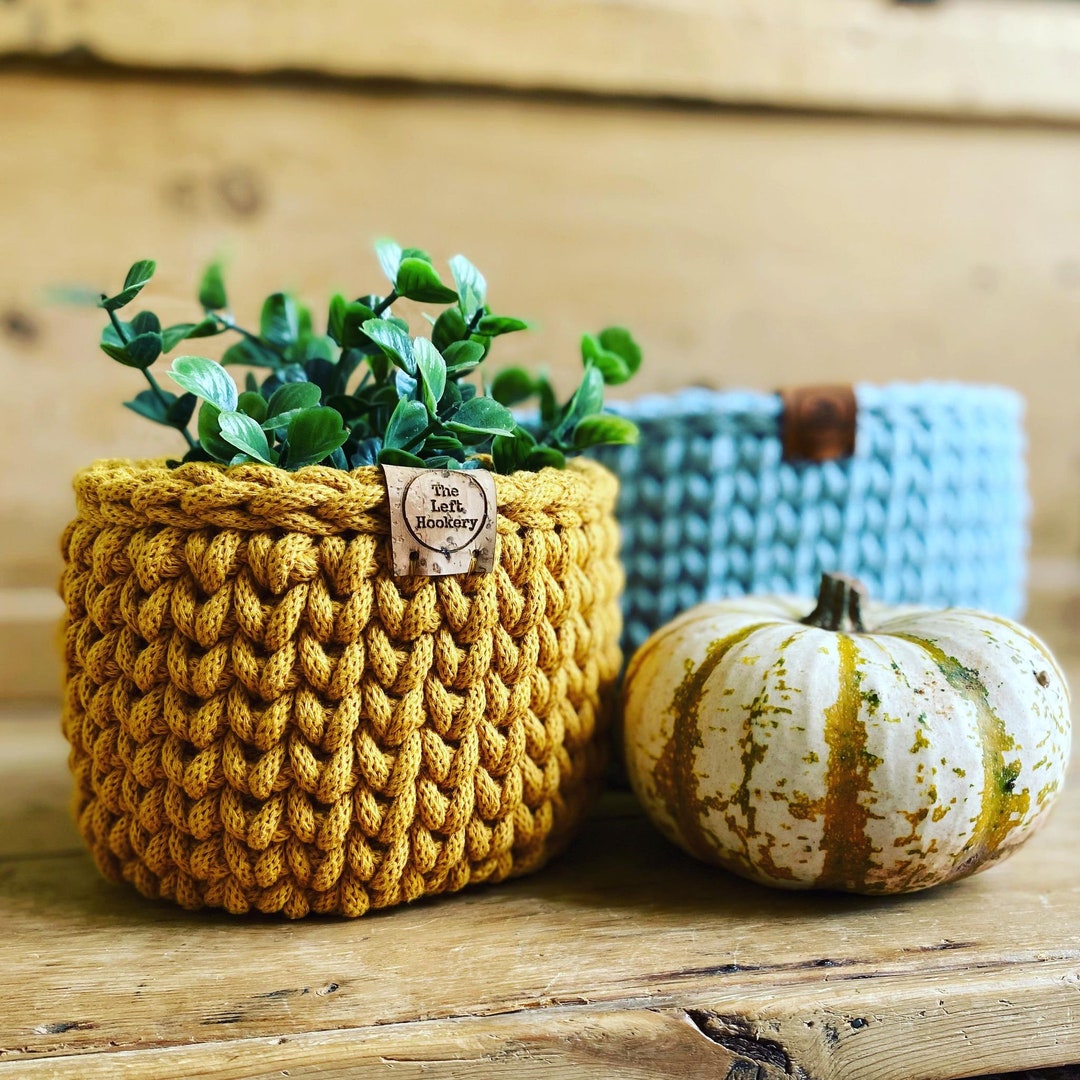 Crochet Small Basket Pattern | Small Basket Pattern | Basket Pattern ...