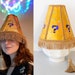 Lampshade Hat With LED Party Lights Gold Oriental Lamp Hat, Funny ...
