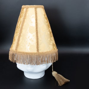 Gold LED Lampshade Hat - Funny Costume Hat With Sound Activated Party ...